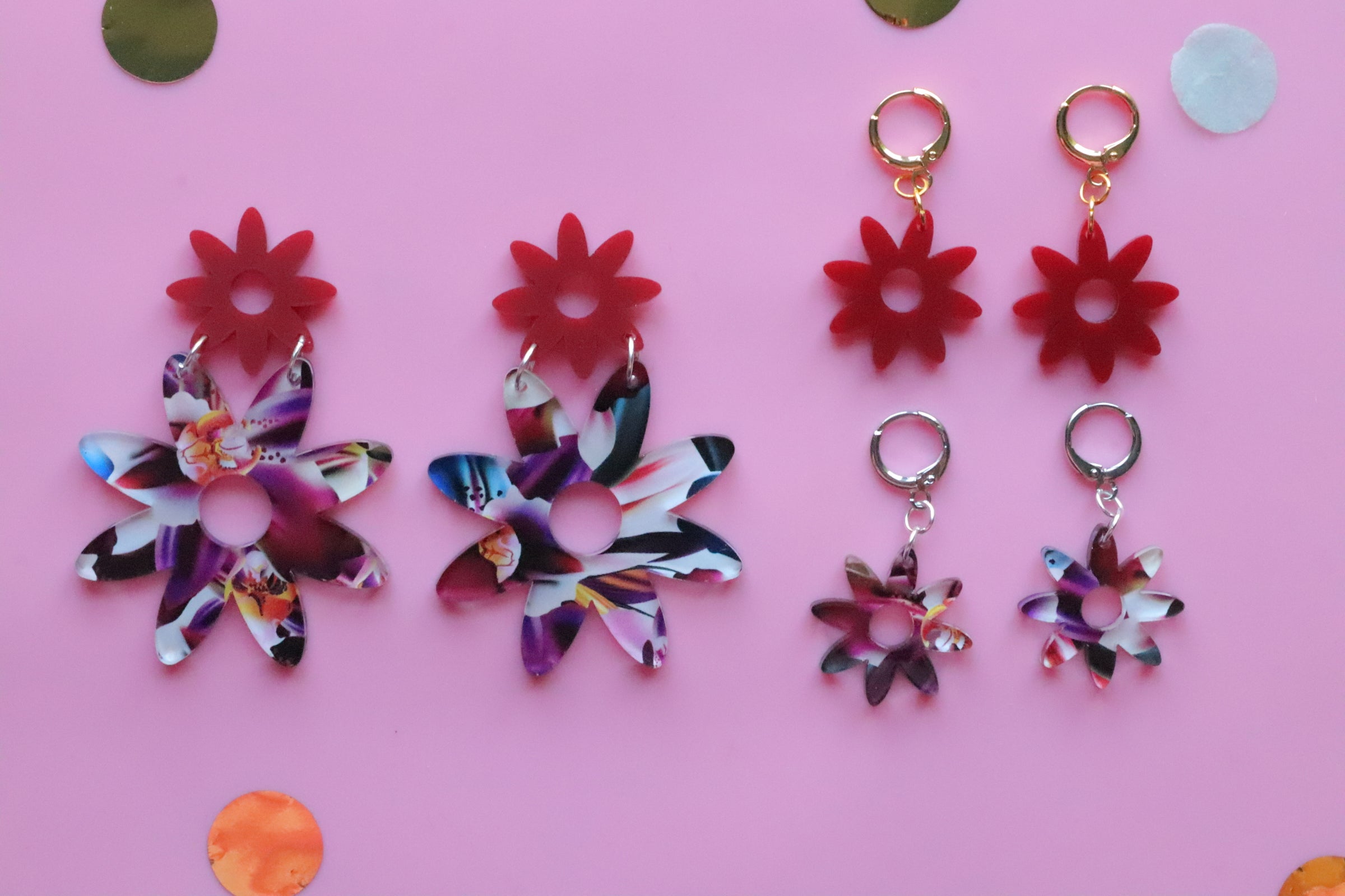 Dark Daisies Earrings – ketchupfantaisie